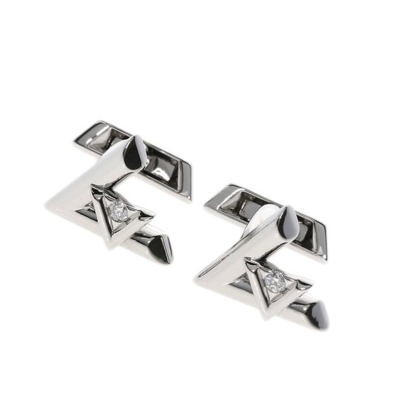 Louis Vuitton | Jewelry | Louis Vuitton Volt One Diamond Cufflinks K8 ...
